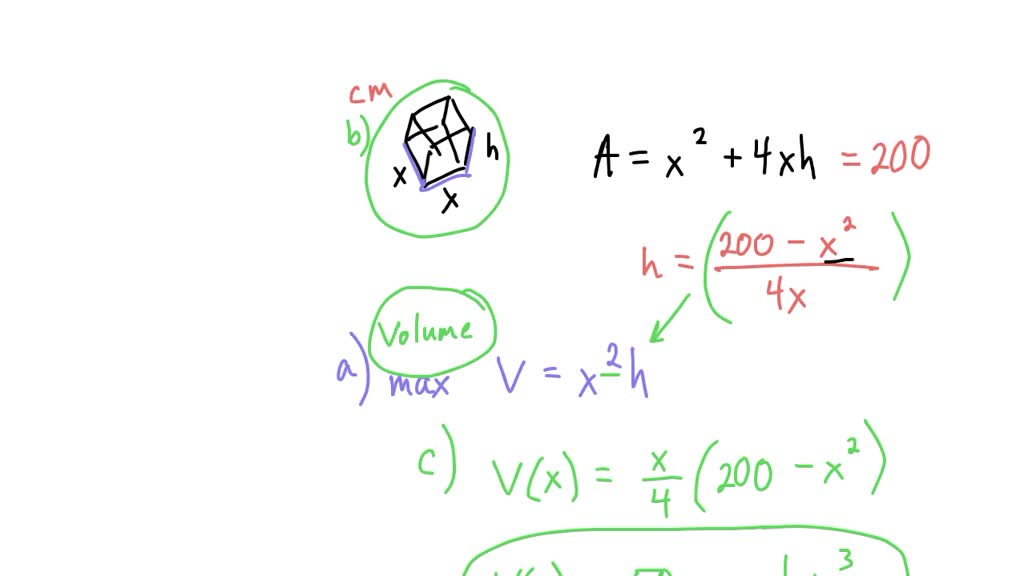 SOLVED: Part 1: Optimization is a term we use a lot in calculus, but ...