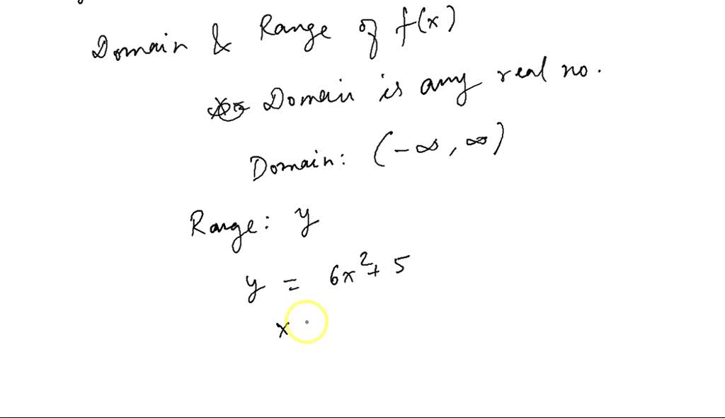 SOLVED: Texts: 1. [5 points] State the domain and range of the function below in interval ...