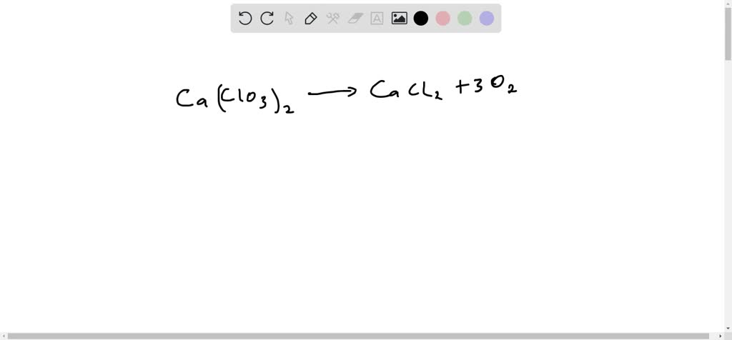 SOLVED: Other mental chlorates when heated show similar behavior to ...