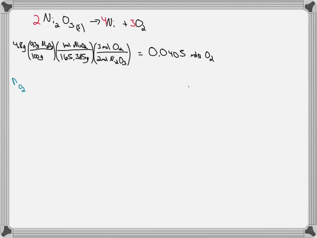 SOLVED: Q4 4.8 g of an inorganic metal oxide ore mainly contains 93% of ...