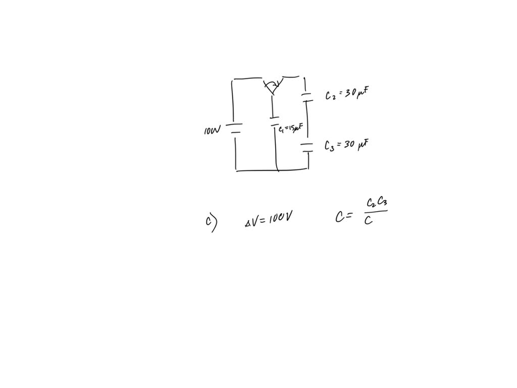 SOLVED: Initially, the switch in the figure is in position A and ...