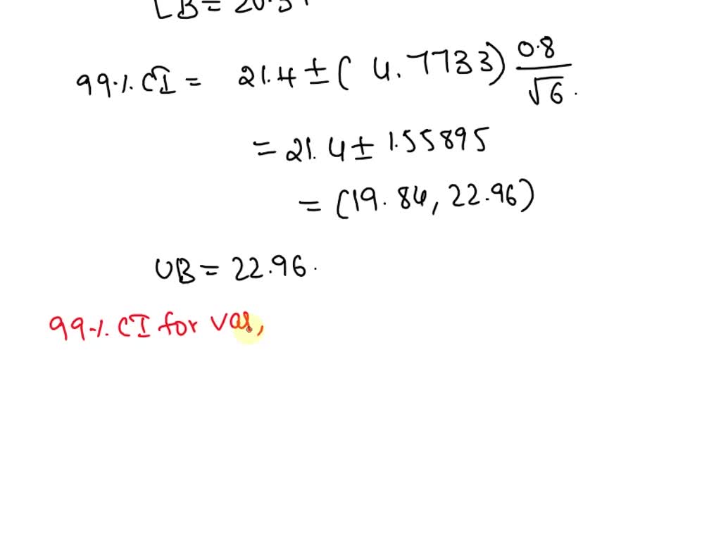 SOLVED: Calculate CI Use the trees data set in MASS package to find the 95% CI for variable ...