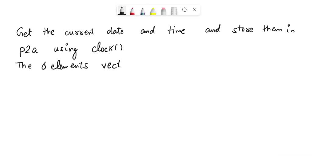 Solved Can You Explain The Answer To The Questions Problem 2 The Built In Function Clock