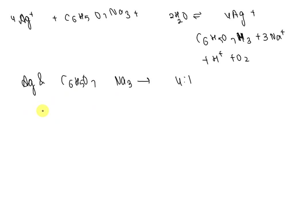 SOLVED: Based on the equation for the formation of nanoparticles using ...