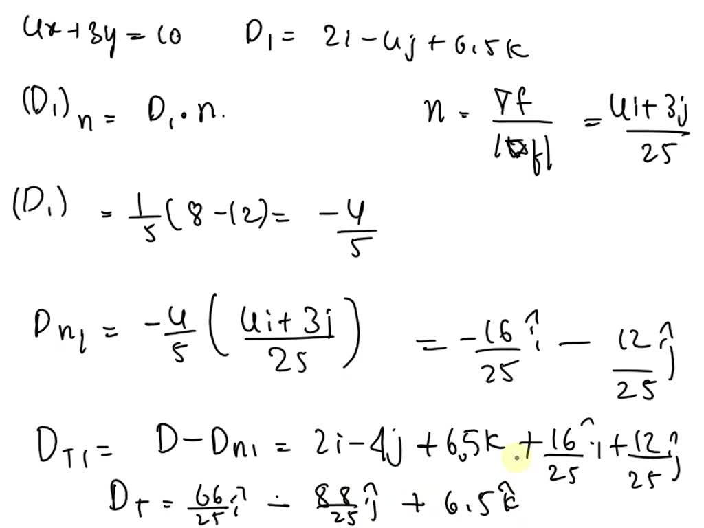 SOLVED: A dielectric interface is defined by 4x + 3y = 10 m. The region ...