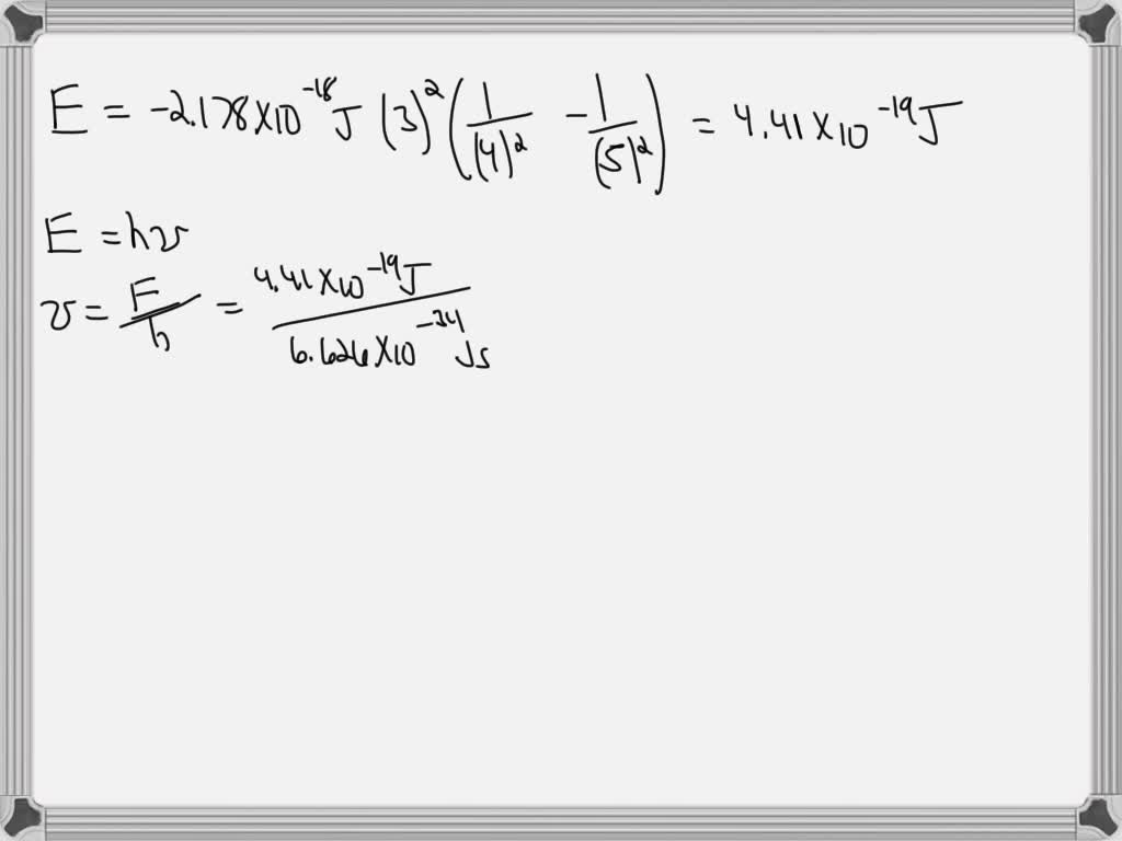 SOLVED: In Li2+, calculate the wavelength, frequency, and wave number of the transition from n=5 ...