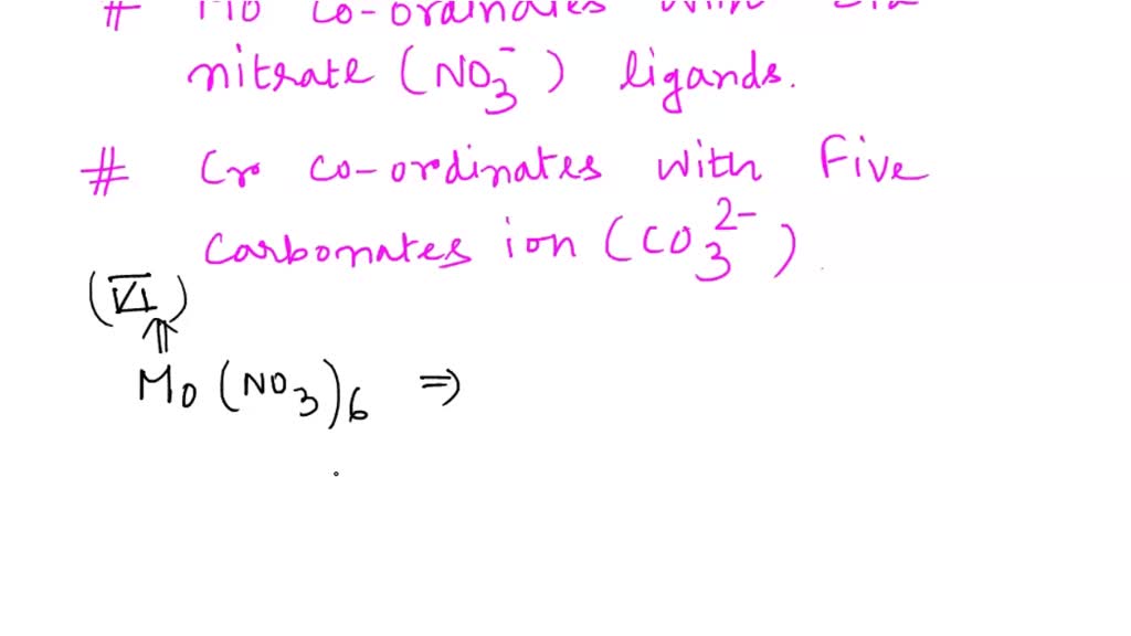 Each of the following compounds contains a metal that can exhibit more ...