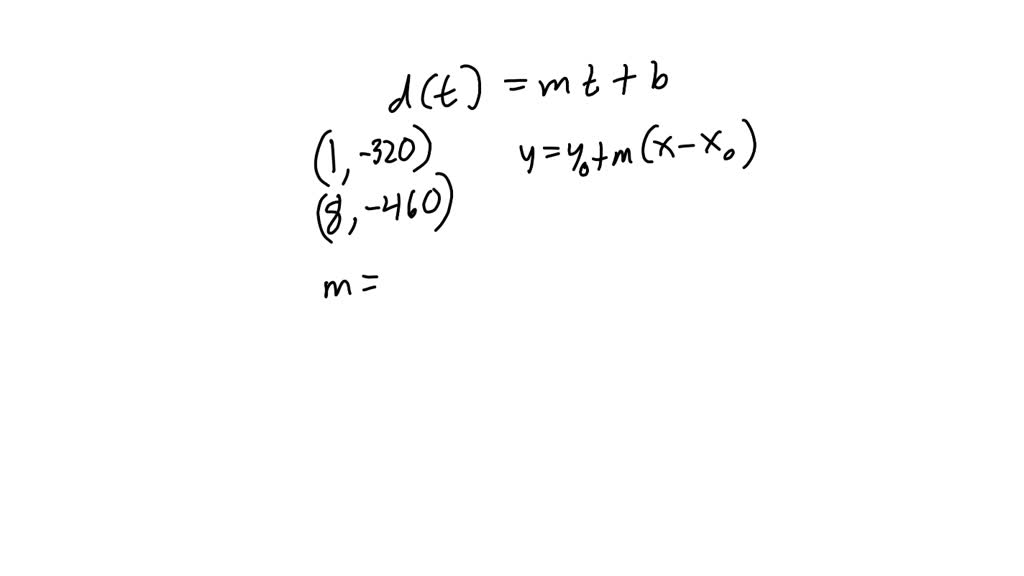 SOLVED: After 1 minute, a submarine had descended to -320 feet. After 8 ...