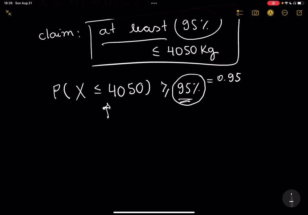 SOLVED: The breaking strength of a cable is known to be normally ...