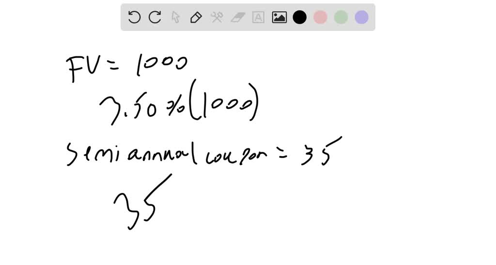 SOLVED: Consider a 15 year bond that pays semiannually at a coupon rate ...