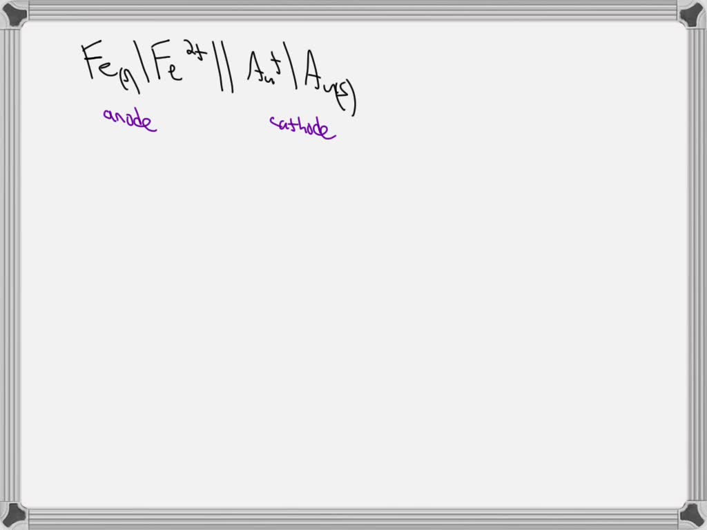 SOLVED: What reaction occurs at the cathode in the electrochemical cell ...