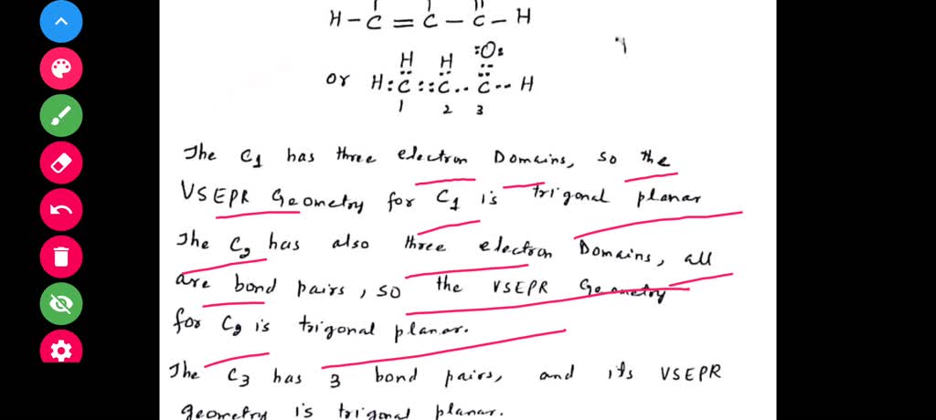 SOLVED: CH2CHCHO HOCH2CH(CH3)2 CH3OCO2- 1)total number of valance ...