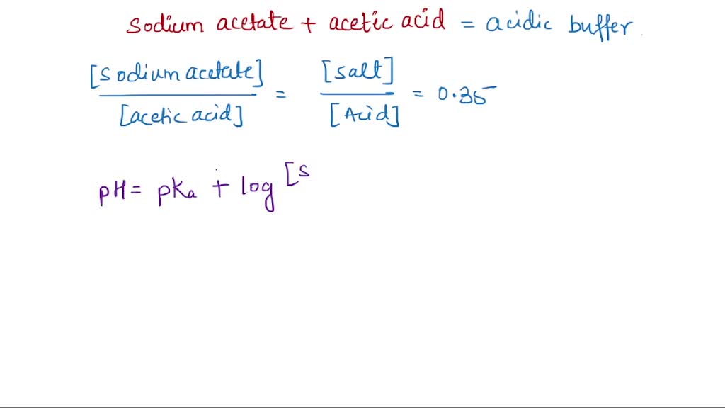 SOLVED:What is the pH of a solution contalining 0.2 M acetic acid (pKz 4.7) and 0.1 M sodium ...