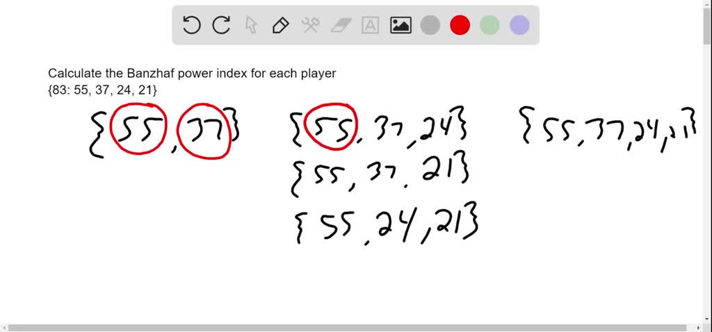 SOLVED: The weighted voting systems for the voters A, B, C, ... are ...