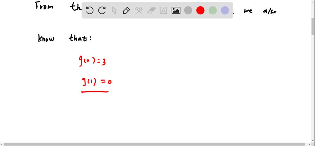SOLVED: The graph of function f is shown. Function g is represented by the table. Which ...