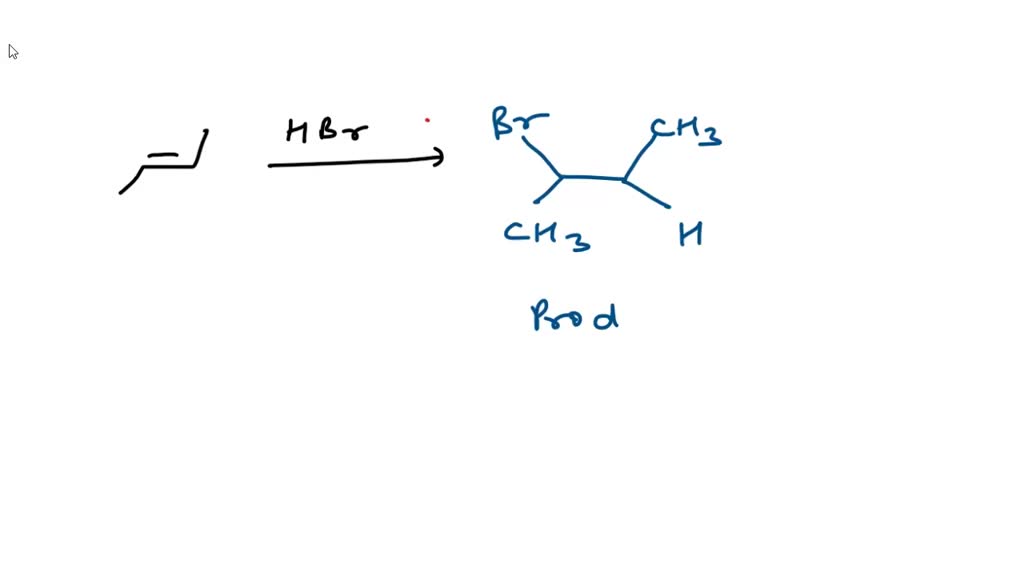 SOLVED: Which of the molecules below would be the expected product for ...