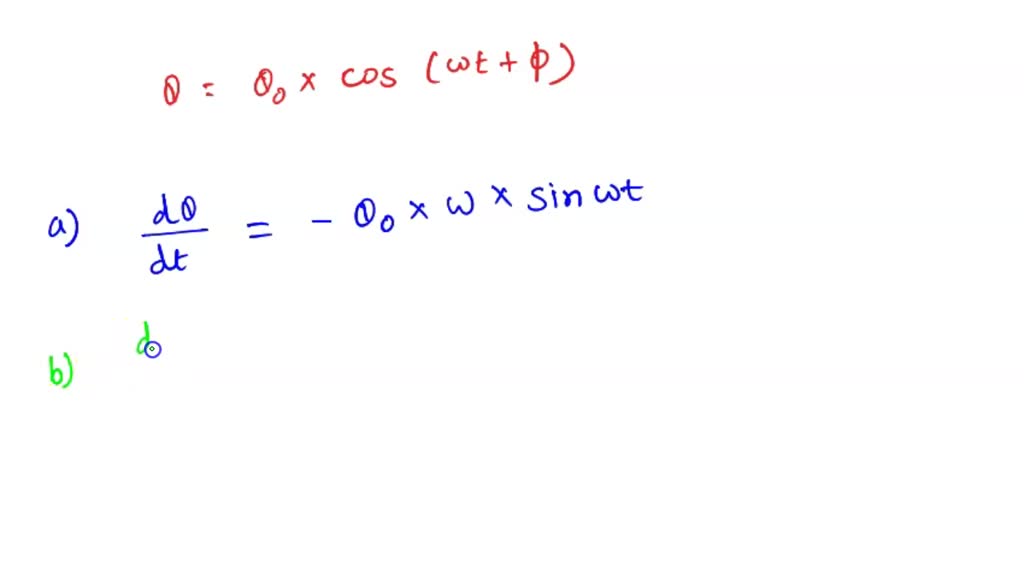 SOLVED: The balance wheel of a watch vibrates with an angular amplitude ...