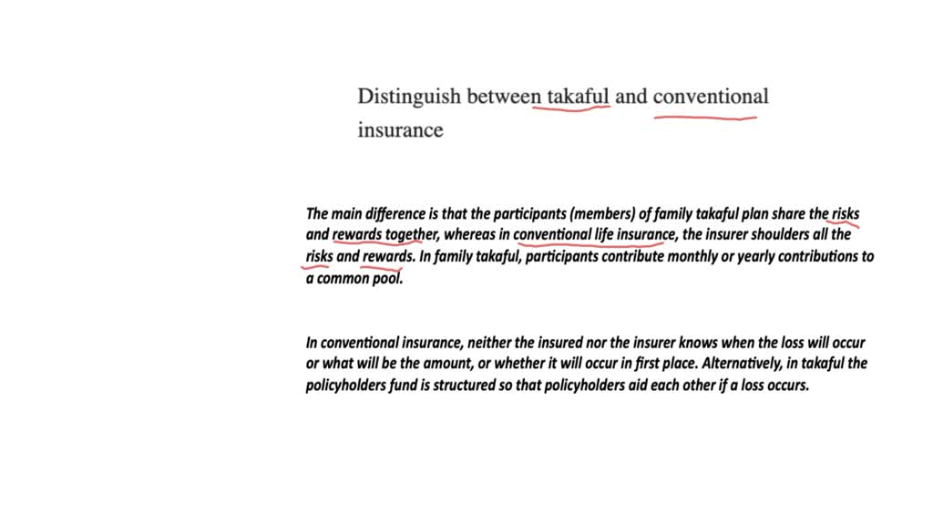 How Does Takaful Compare To Conventional Insurance