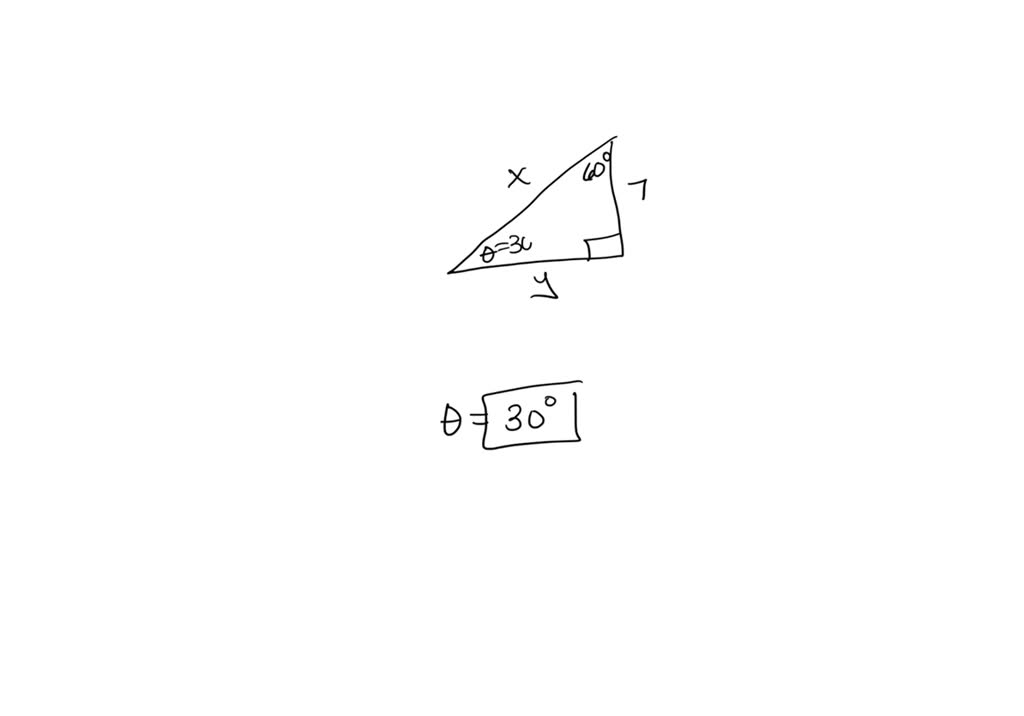 SOLVED: Use trigonometric ratios to find the unknown sides and angles ...