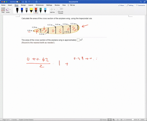 The wing and fuselage geometries of an aircraft have been...