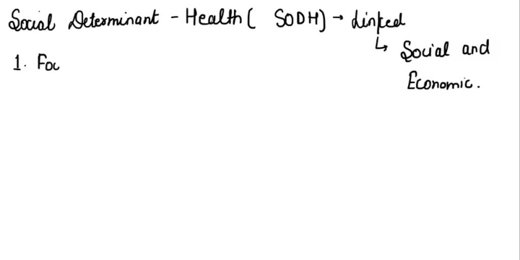 SOLVED: According to the WHO CSDH framework, structural determinants ...