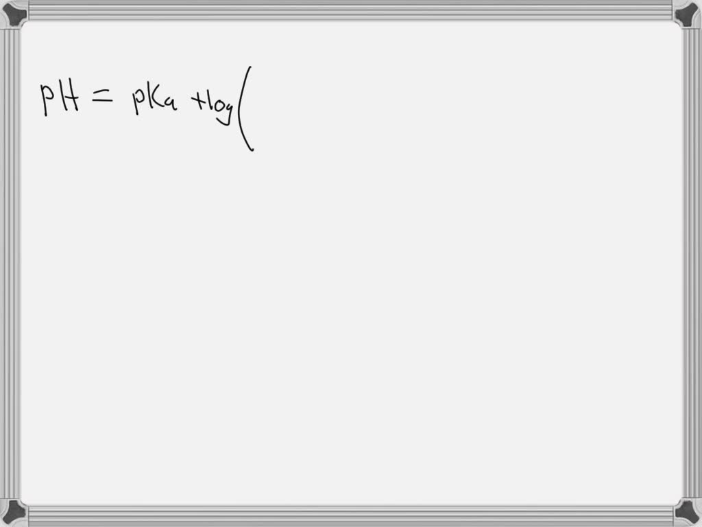 SOLVED: A NH4+/NH3 (pKa = 9.250) buffer solution which has a volume of 140.0 ml contains 0.125 ...