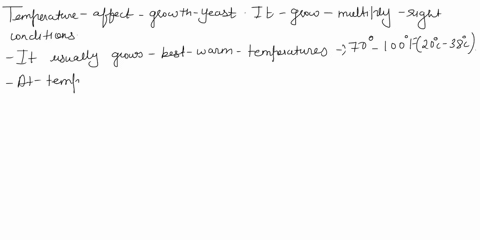 Part I: How Does Temperature Affect the Rate of Yeast...