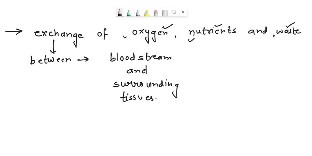 SOLVED: In the cardiovascular system, what vessels are the site of nutrient, gas, and waste ...