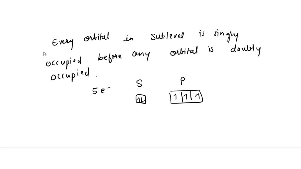 SOLVED: When filling orbitals of equal energy, electrons fill them ...