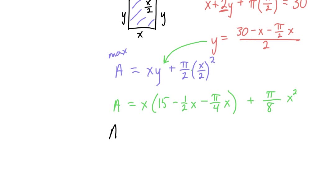 SOLVED: A Norman window has the shape of a rectangle surmounted by a ...