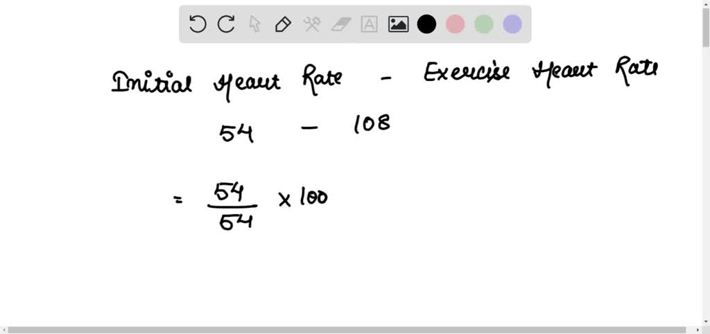 SOLVED: The Karvonen formula is used to calculate the target heart rate ...