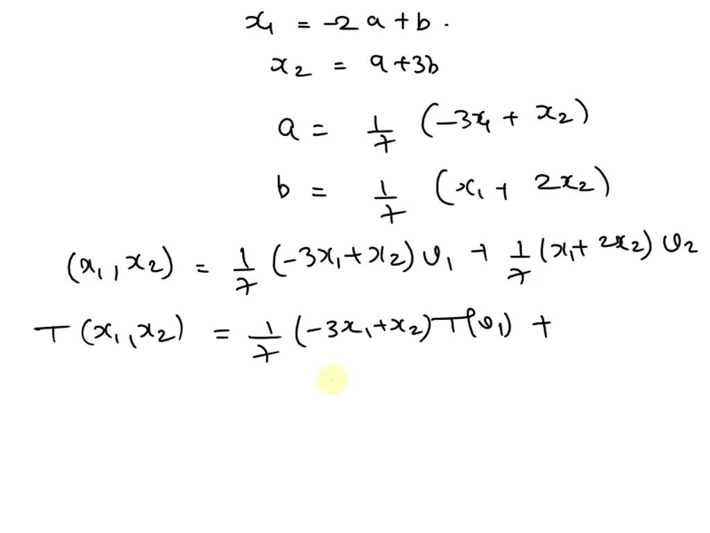 SOLVED: Consider the basis S = v1, v2 for R2, where v1 = (-2, 1) and v2 ...