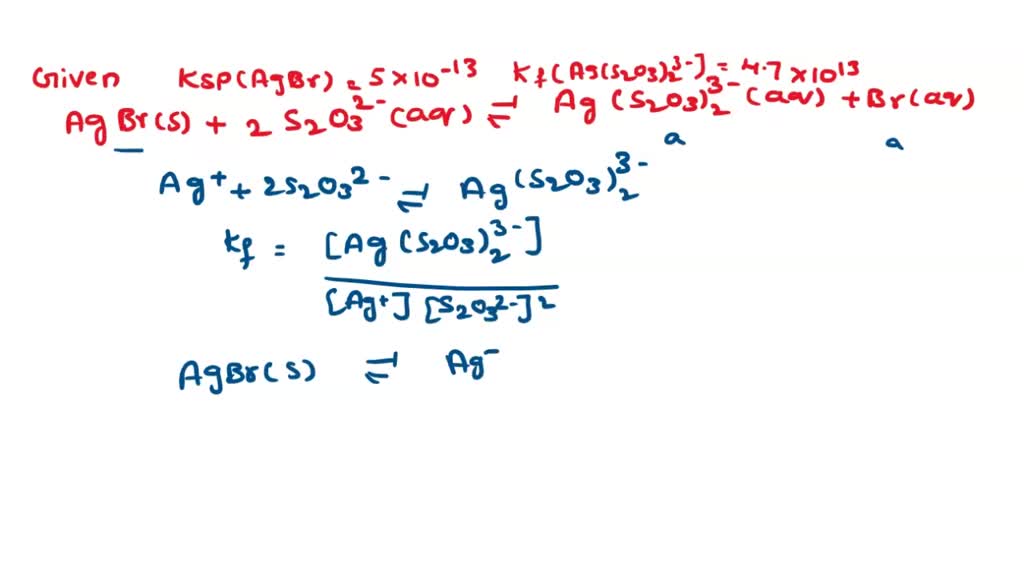 SOLVED: In black-and-white film developing, excess AgBr is removed from ...