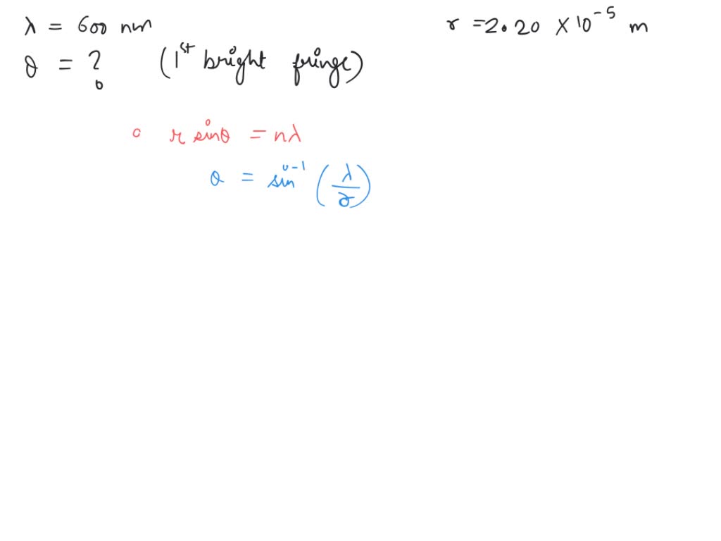 Solved Question 13 10 Pts In A Two Slit Experiment Monochromatic Coherent Light Of Wavelength