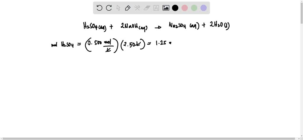 SOLVED: Calculate the volume (in liters) of a 0.8000 M NaOH solution that is needed to ...