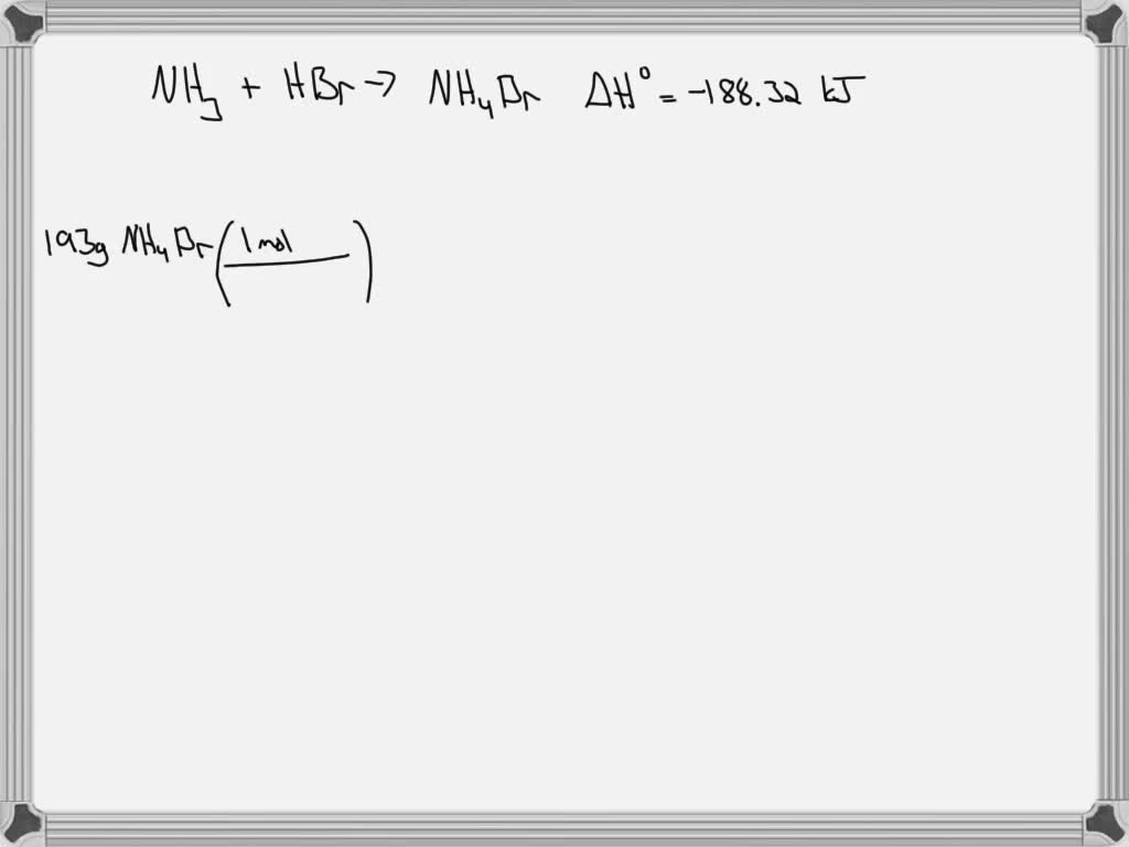 SOLVED: Compute the heat of reaction for the formation of 193 g of ...