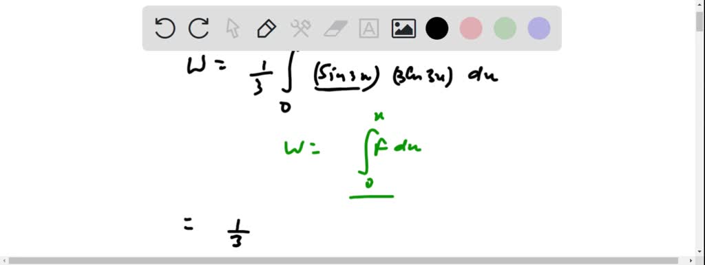 SOLVED: Problem 3. A variable force of F(x) sin(x) pounds moves an object along a straight line ...