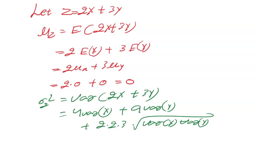 Solved A X And Y Are Zero Mean Jointly Gaussian Random Variables