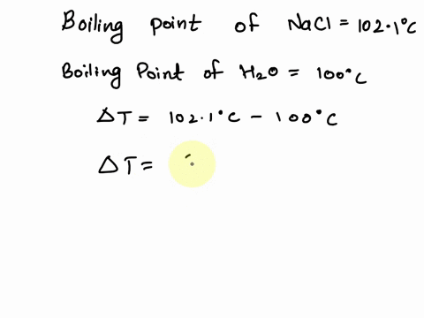 Assuming complete dissociation of the salt calculate the...