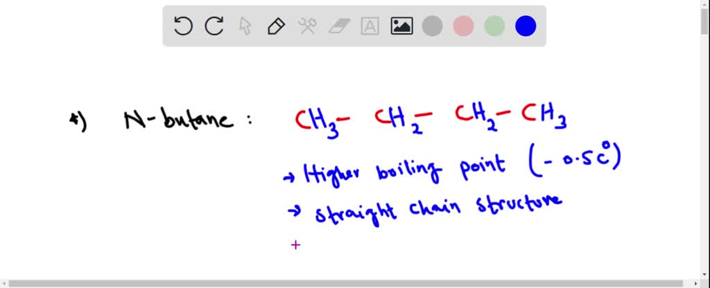SOLVED: N-butane and isobutene are constitutional isomers. What is the ...