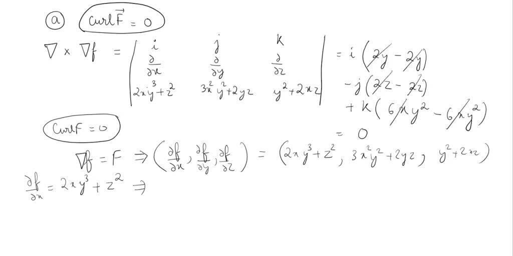 SOLVED: 3. Let F = (efy - efbe) be a vector field where fxy is a ...