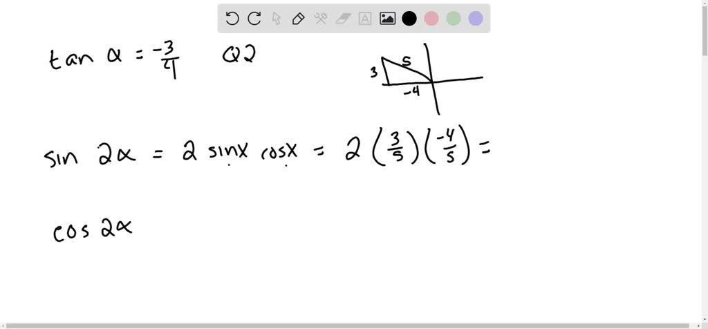 SOLVED: sin(A) = # COs(A) = 6 and
