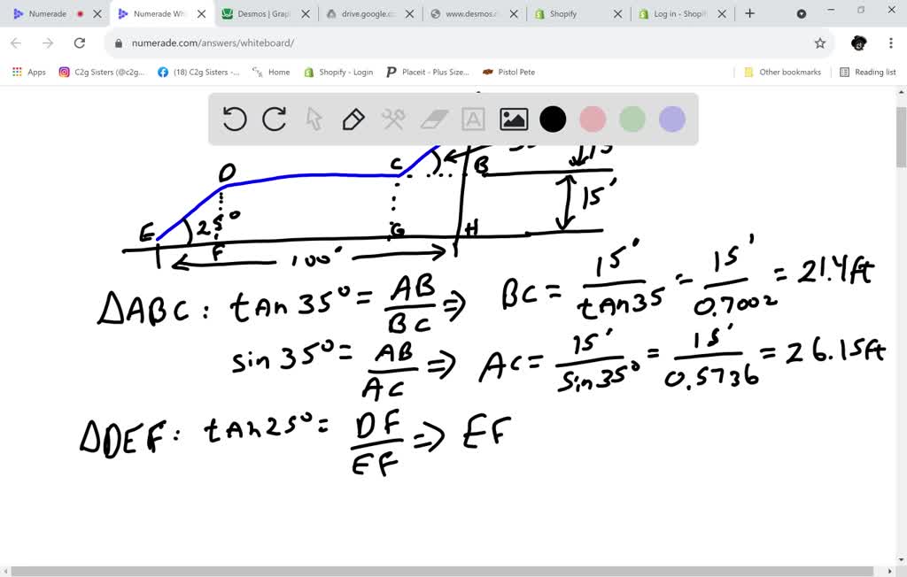 SOLVED: Designing a water slide Shown in the figure is part of a design ...