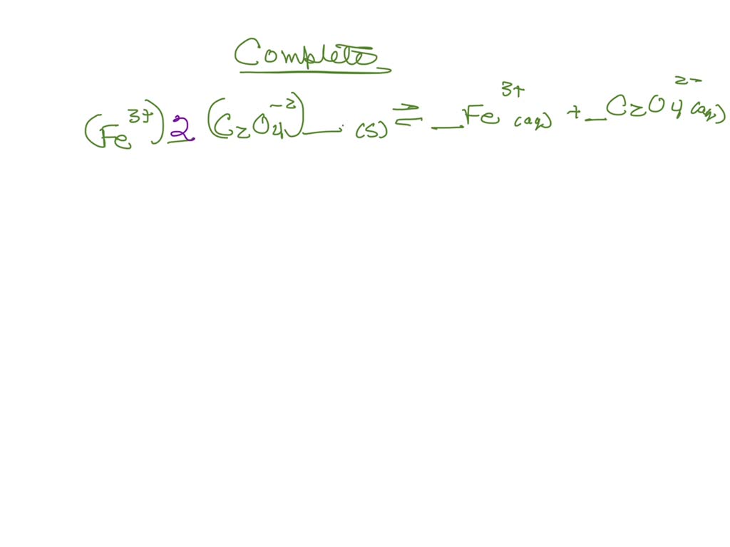 SOLVED: I. (20) Complete this reaction equation (Equ. 1) by filling out ...