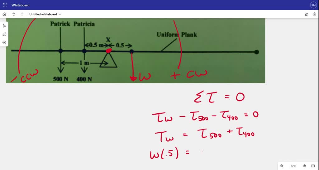 SOLVED: Patrick and Patricia showed their class a "magical" balancing ...