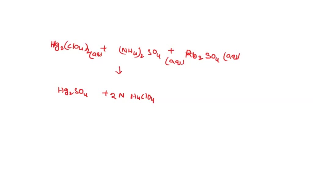SOLVED: What compound is formed, as a precipitate, when solutions of ...