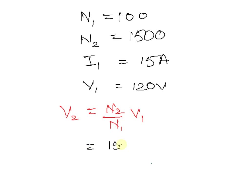 SOLVED: A step-up transformer has a primary coil with 100 loops and a ...