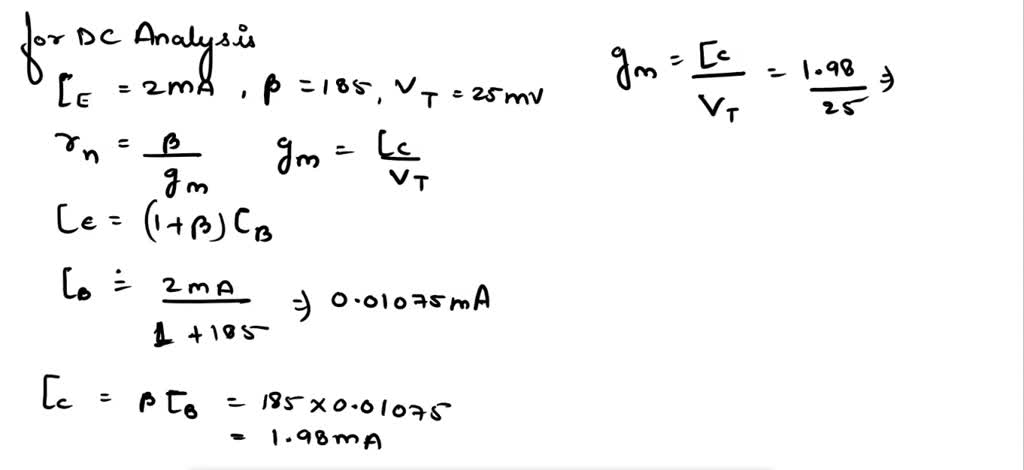 SOLVED: The following figure shows a cascade of an emitter follower and a common-emitter stage ...