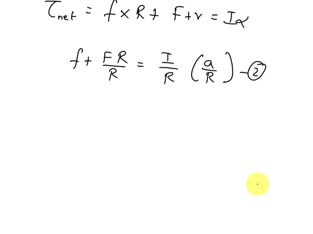 SOLVED: Problem: A wheel consists of a disk of outer radius R = 1.2 m ...