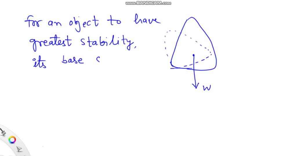SOLVED: An object has the greatest stability under which of the ...